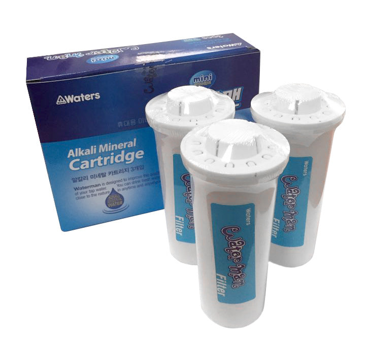 Mini BMP Waterman 600ml Portable jug black ＆ 3 pack Filter set ミニBMPウォ ...